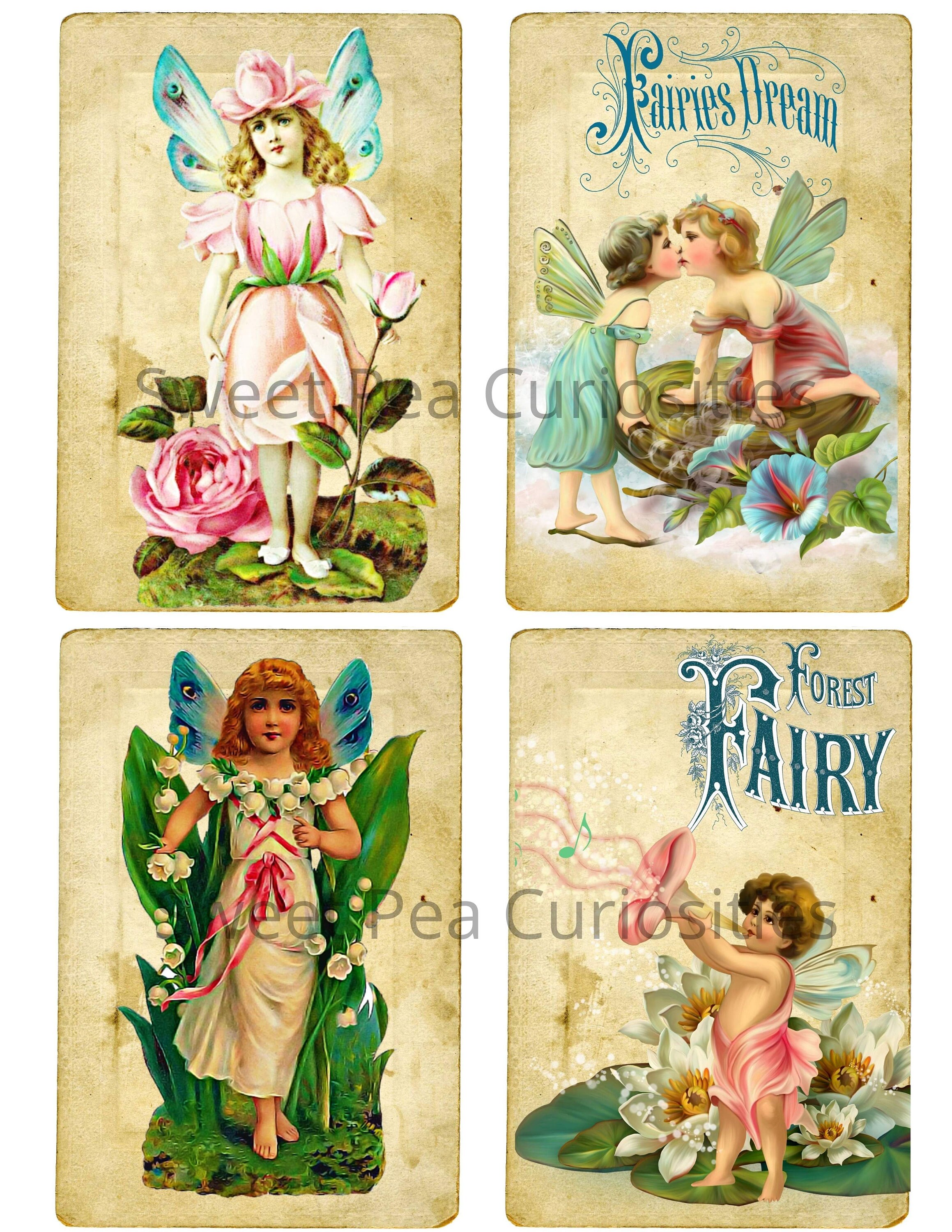 Fairy Cards Digital Download Printable Junk Journal - Etsy