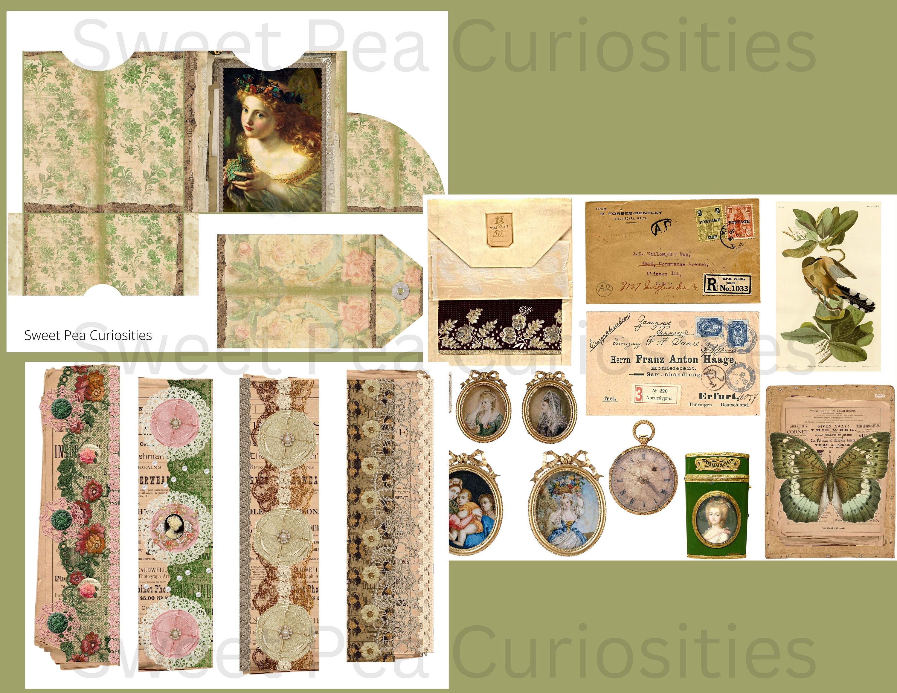 Vintage Junk Journal Kit Printable Download Digital Junk - Etsy