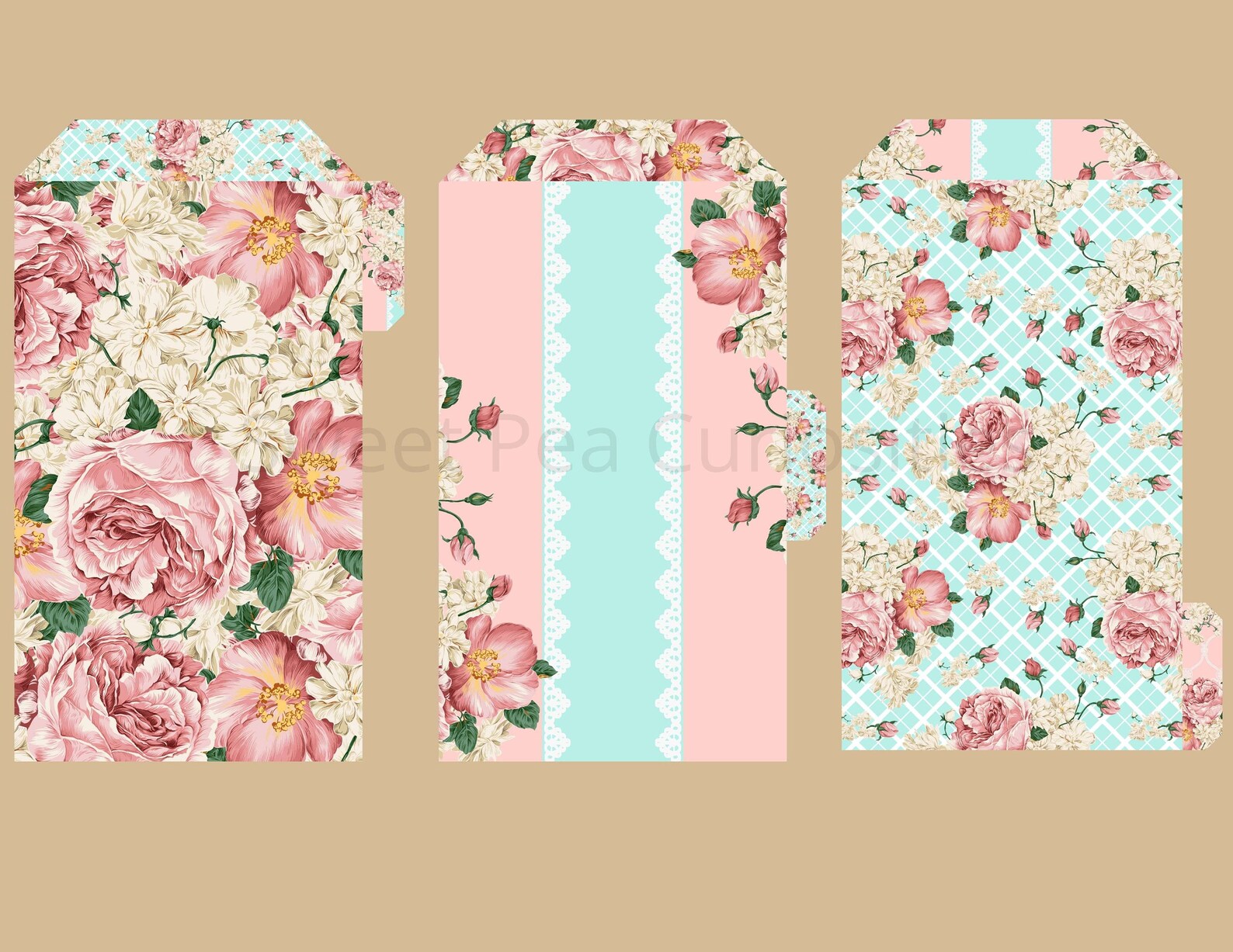 File Folder Tags Digital Download Printable Junk Journal - Etsy