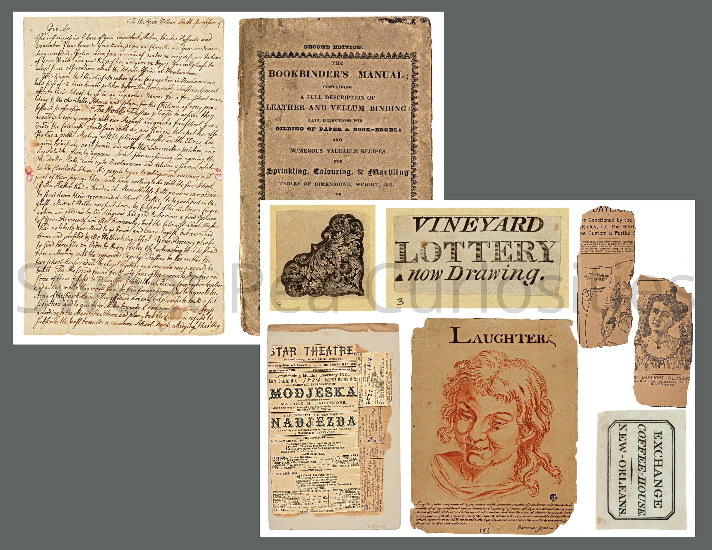 Ephemera Junk Journal Digital Download Printable Junk - Etsy