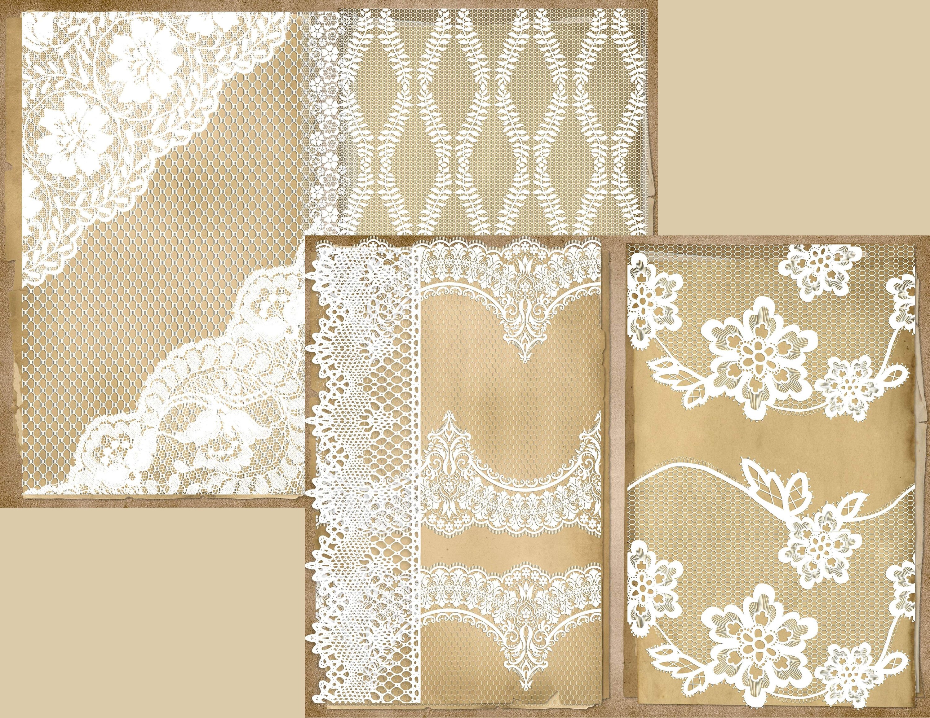 Antique Lace Printable Digital Download Junk Journal | Etsy