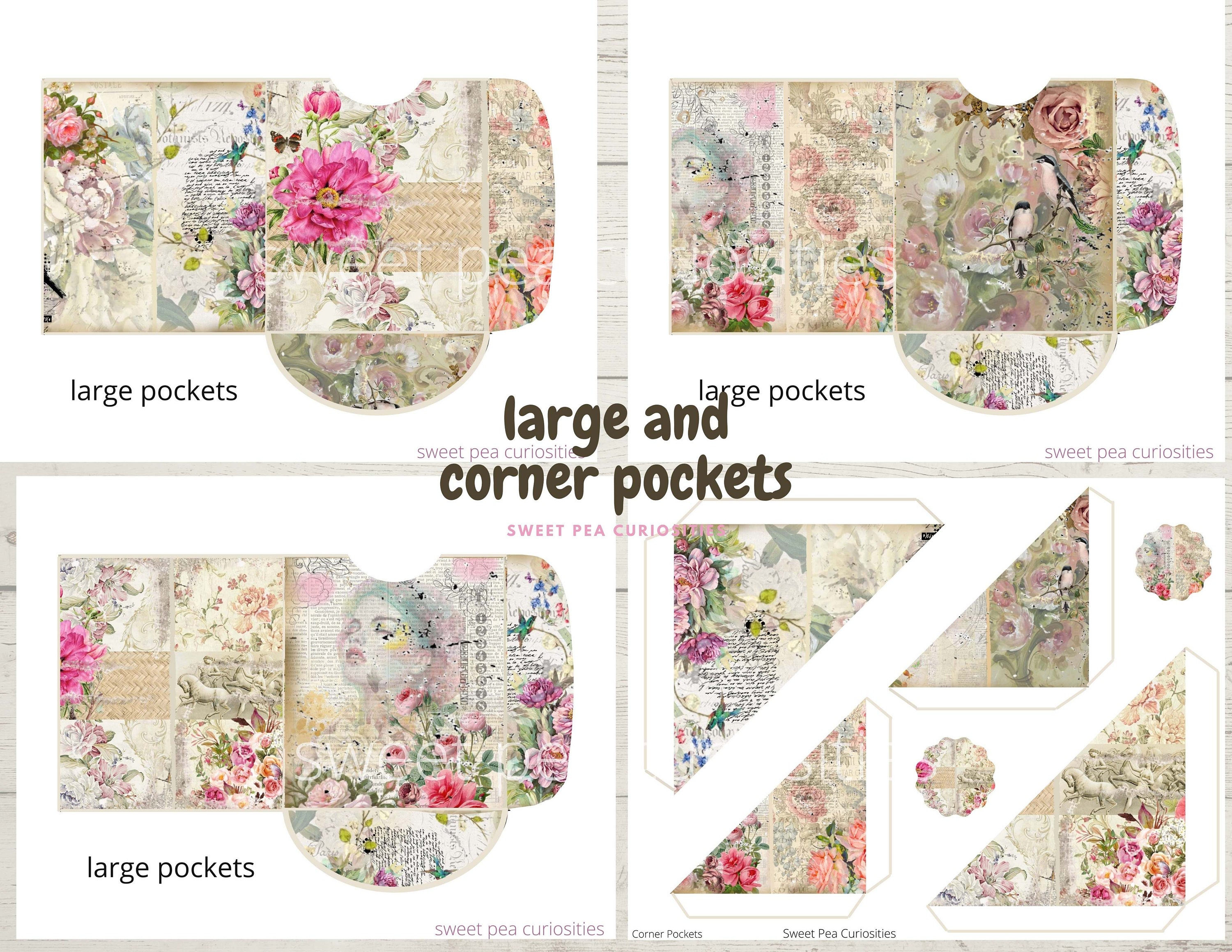 Junk Journal Kit Vintage Flowers Junk Journal Ephemera - Etsy