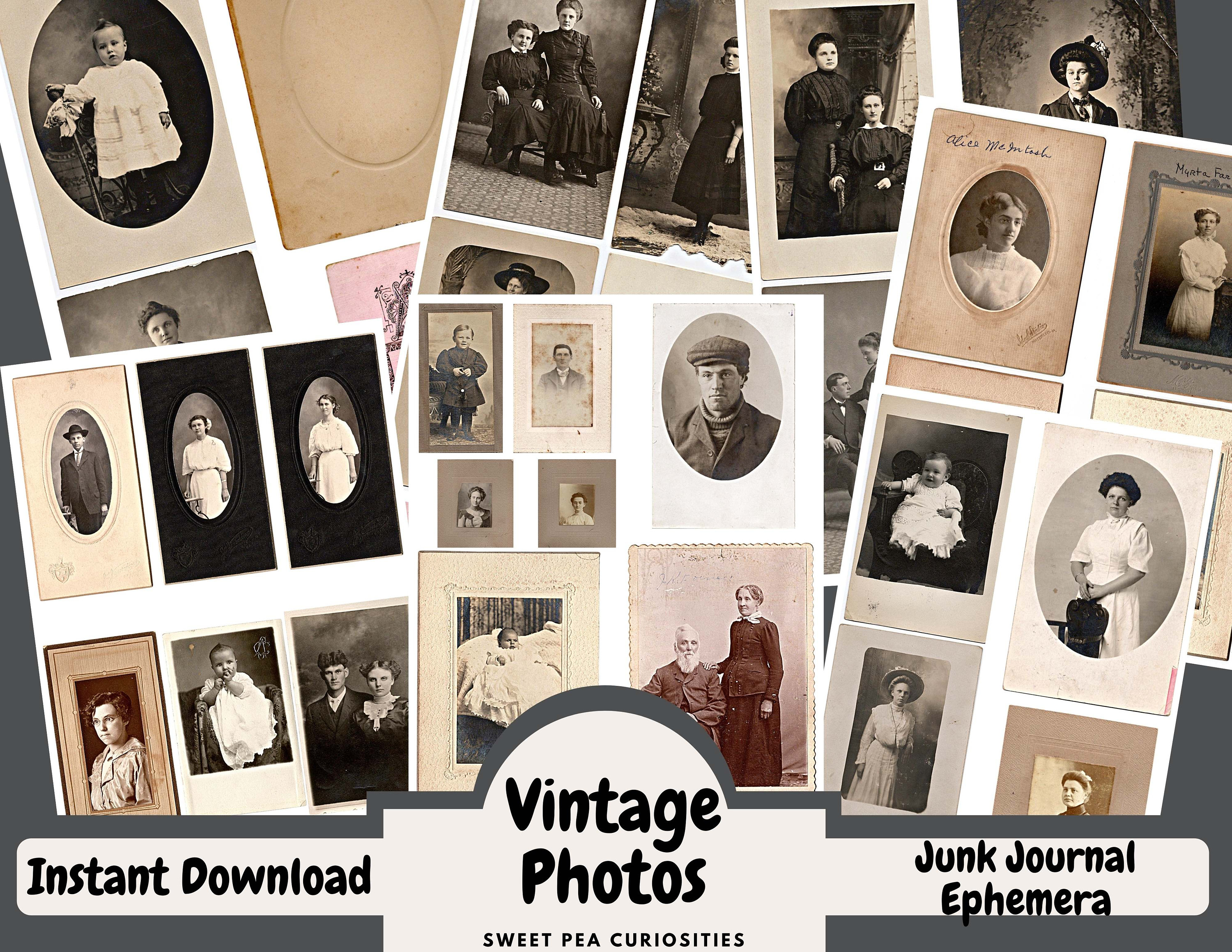 Vintage Photos Ephemera Digital Download Printable Junk - Etsy
