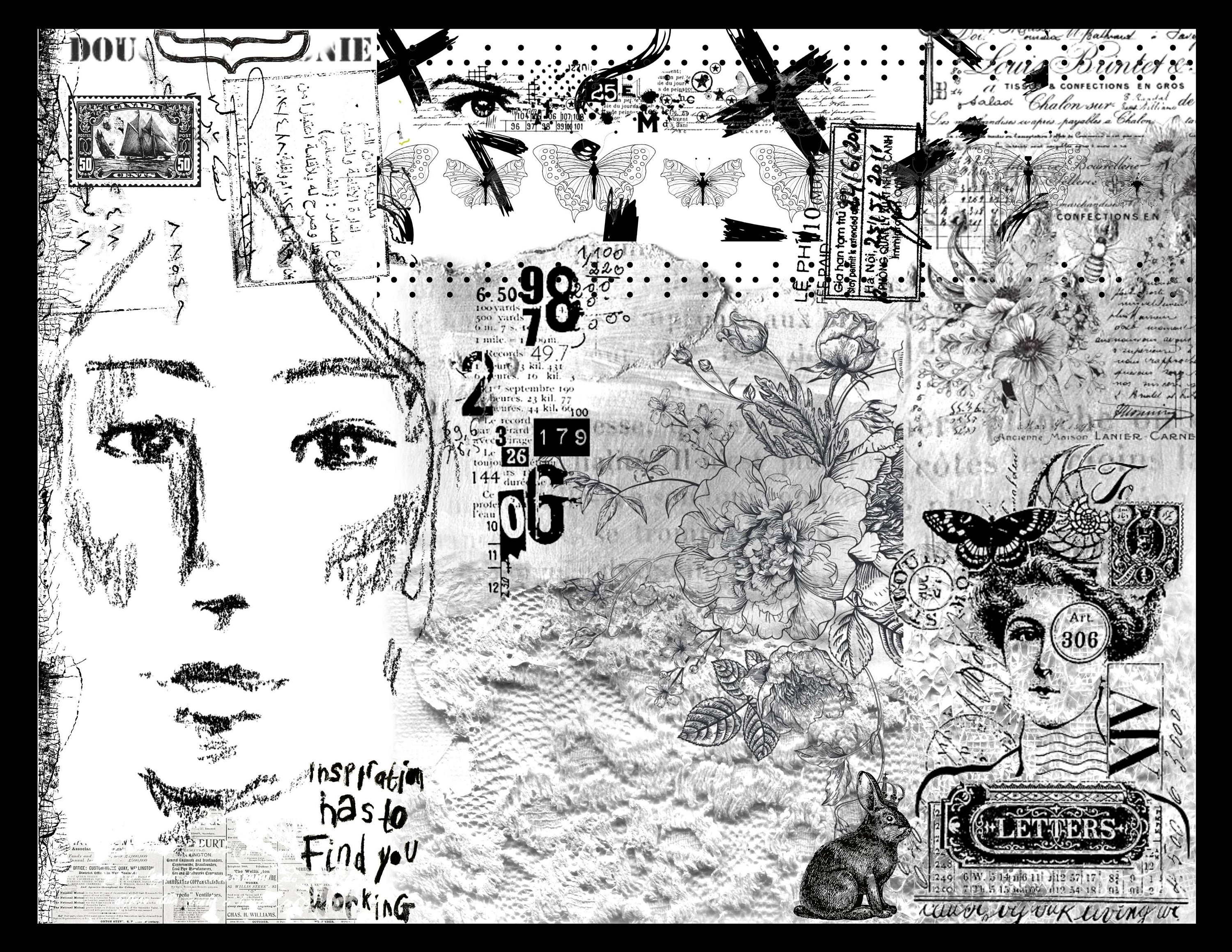 Junk Journal Collage Digital Download Printable Ephemera - Etsy