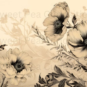 Sepia Papers, Digital, Download, Printable, Junk Journal Supplies ...