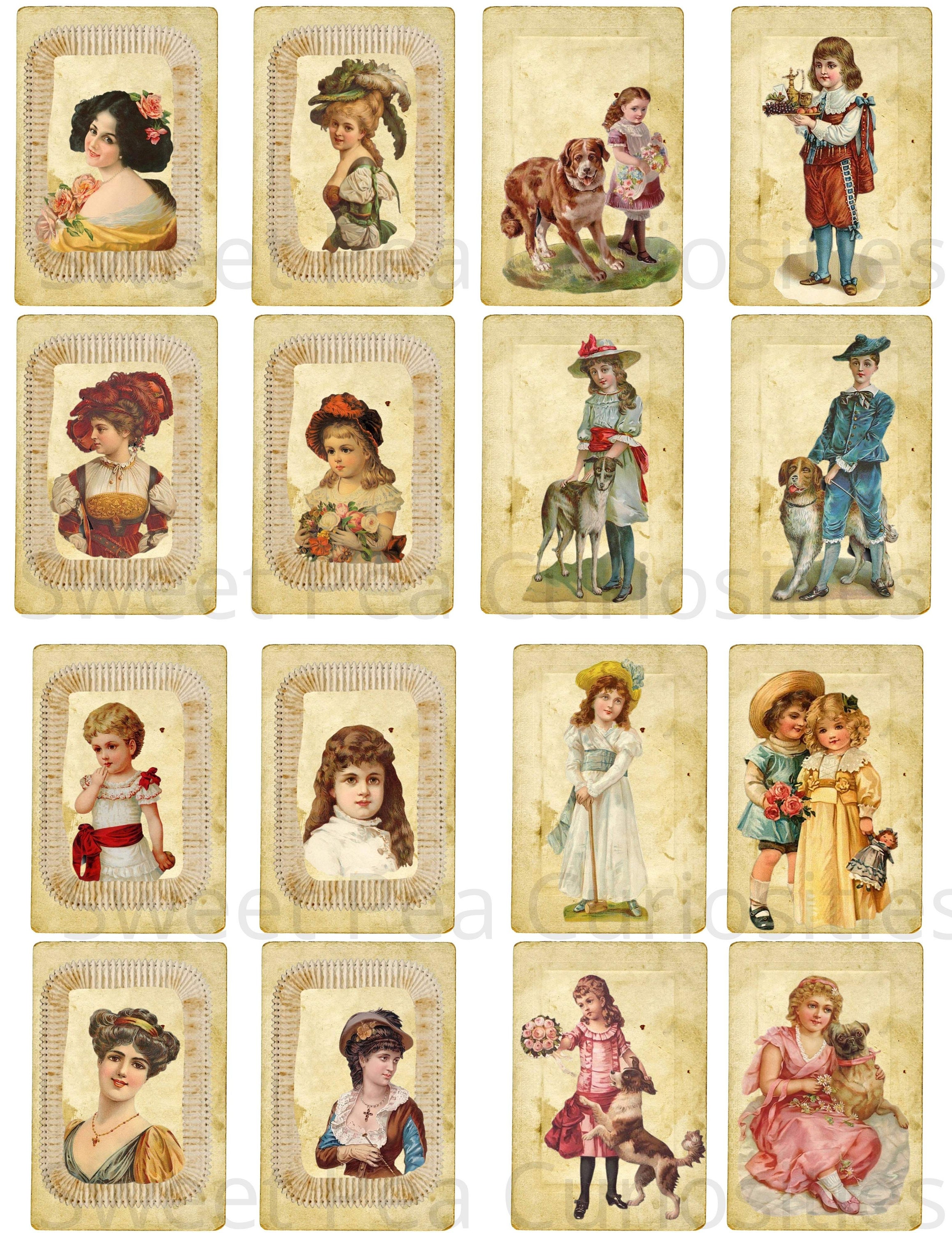 88 Vintage Victorian Cards Christmas Valentines Spring - Etsy