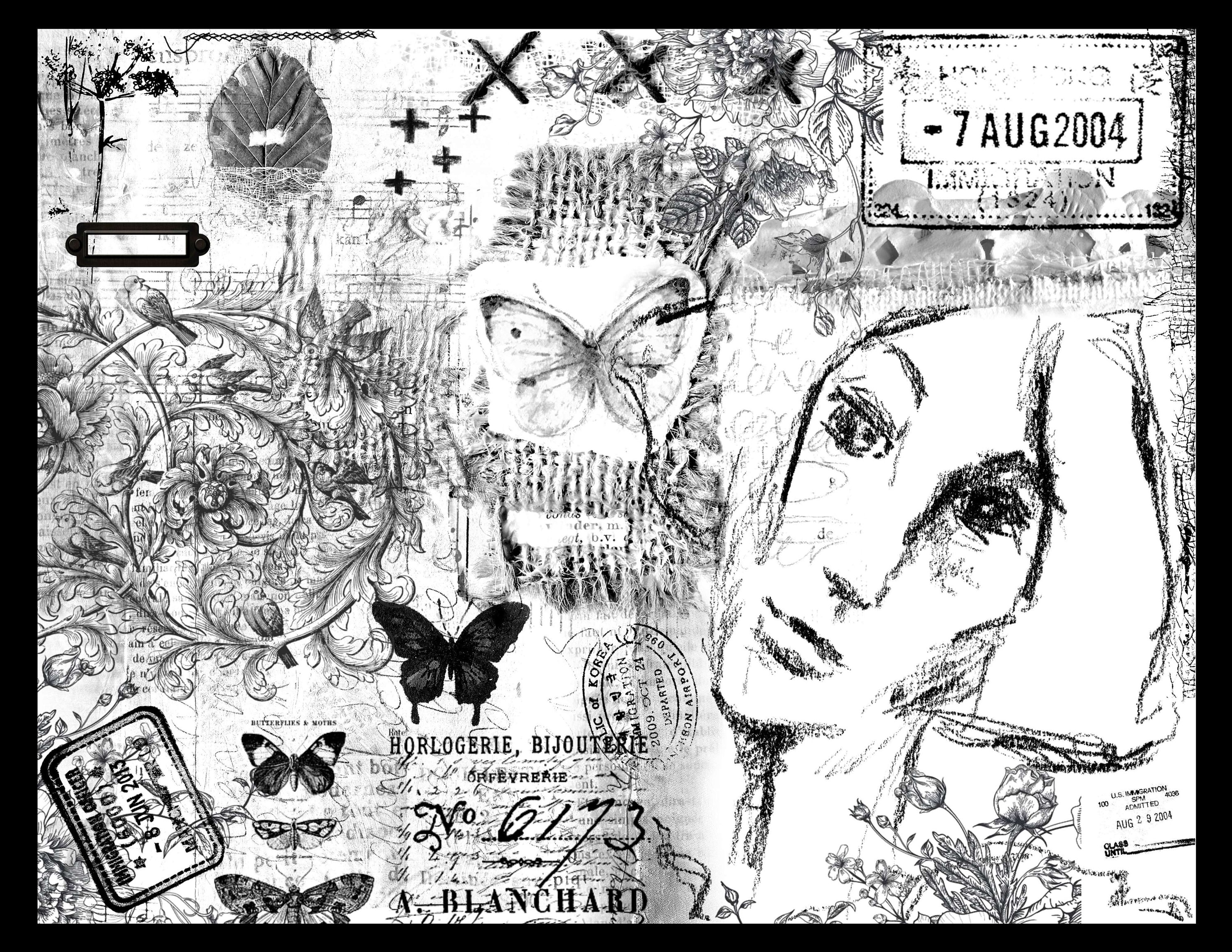 Junk Journal Collage Digital Download Printable Ephemera - Etsy