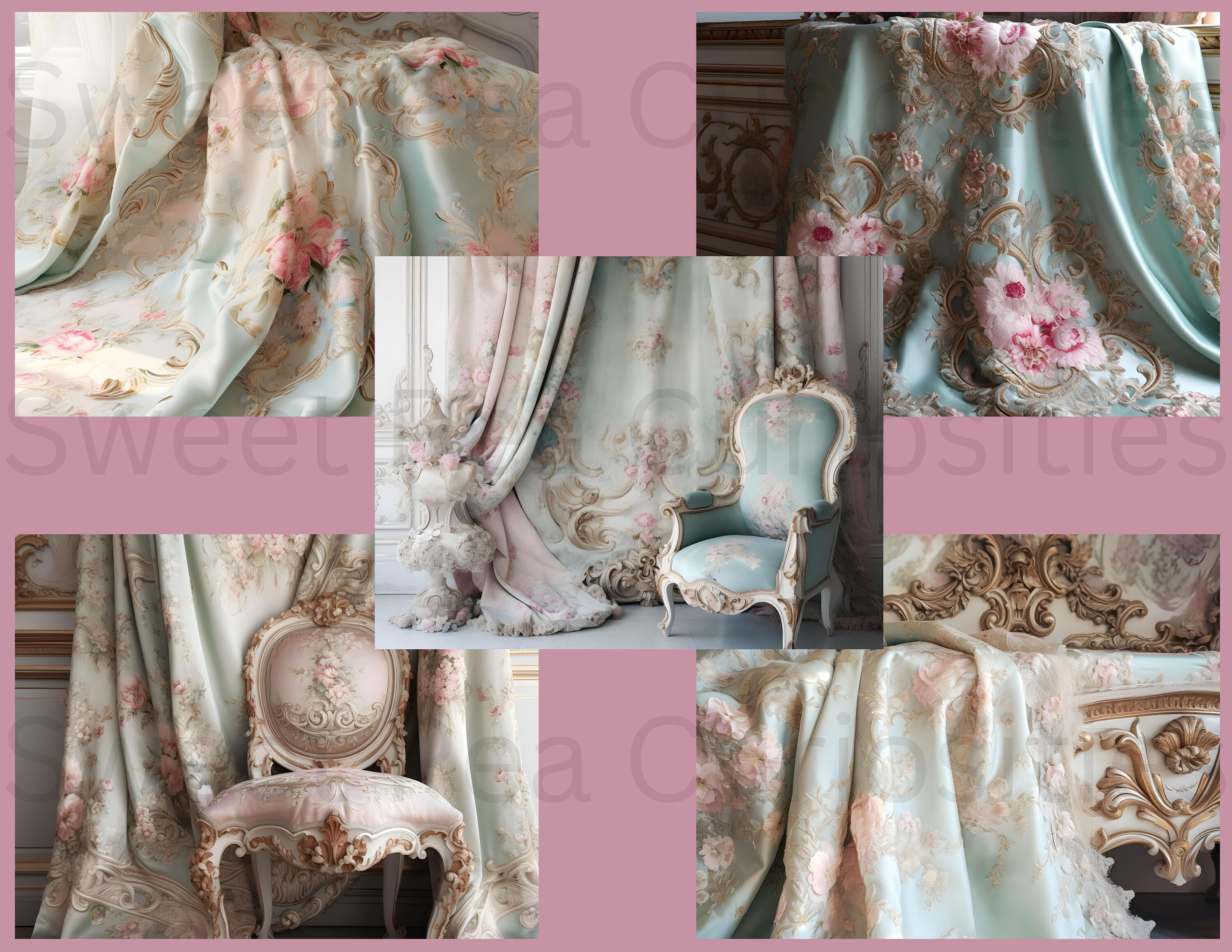 Rococo, Printable, Download, Digital, Junk Journal, Supplies, Shabby ...
