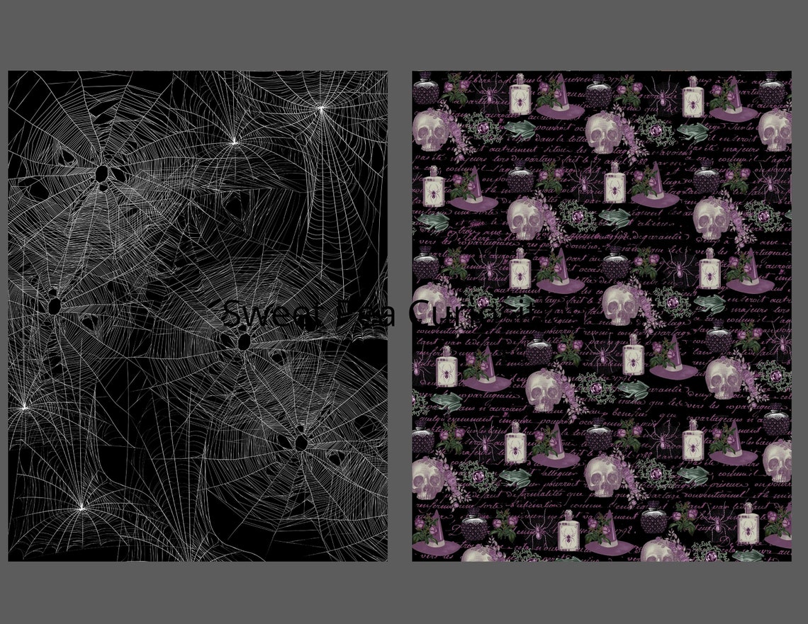 Halloween Paper Digital Download Printable Junk Journal - Etsy