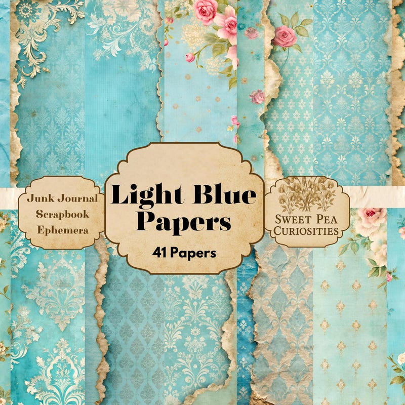 Aqua Shabby Chic - Etsy