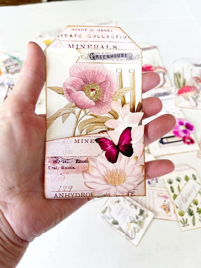 Junk Journal Pockets Collage Paper Junk Journal Mixed - Etsy