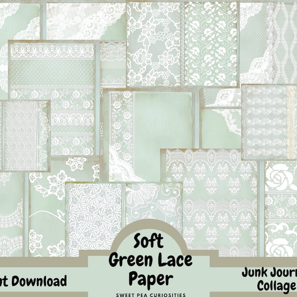Lace Digital Paper - Etsy