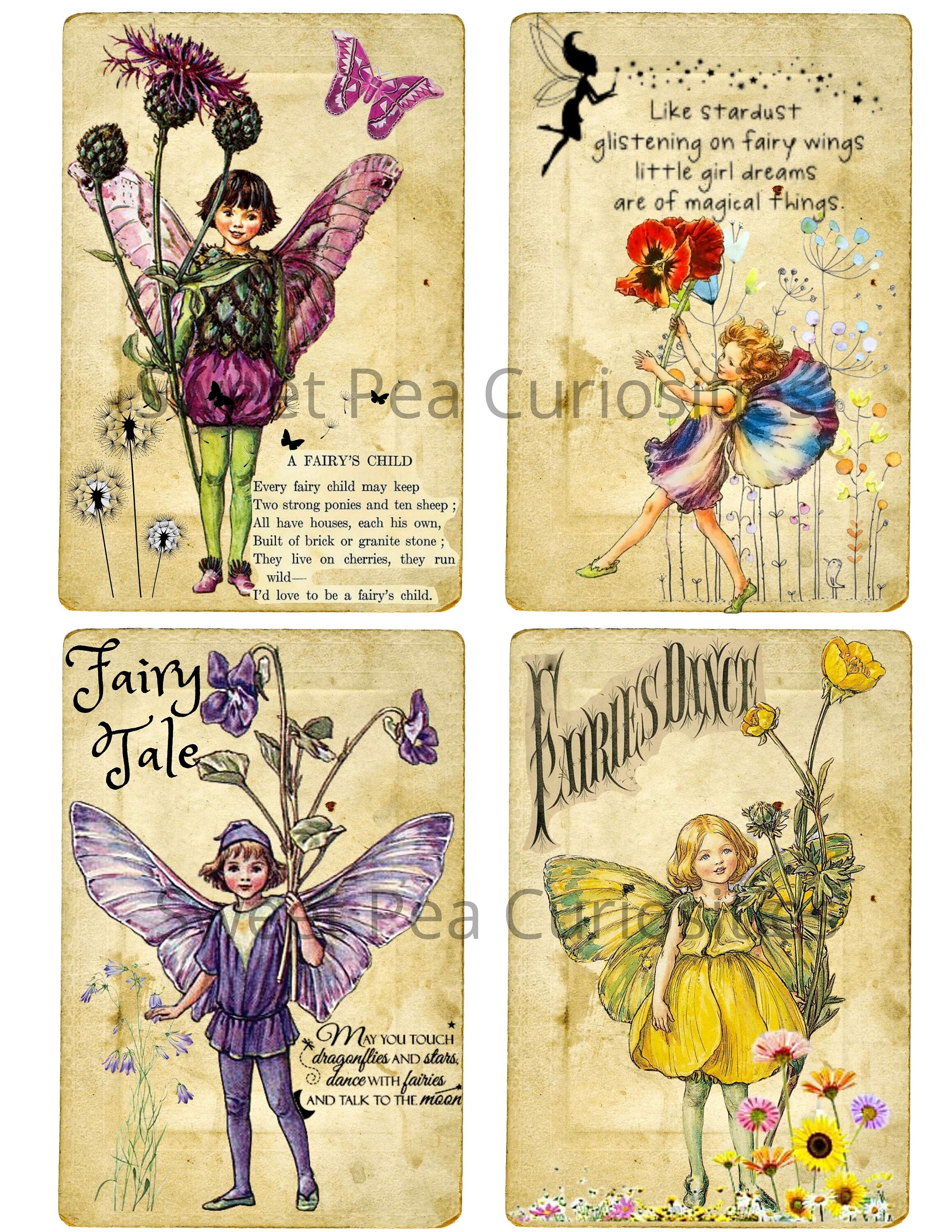 Fairy Cards Digital Download Printable Junk Journal - Etsy