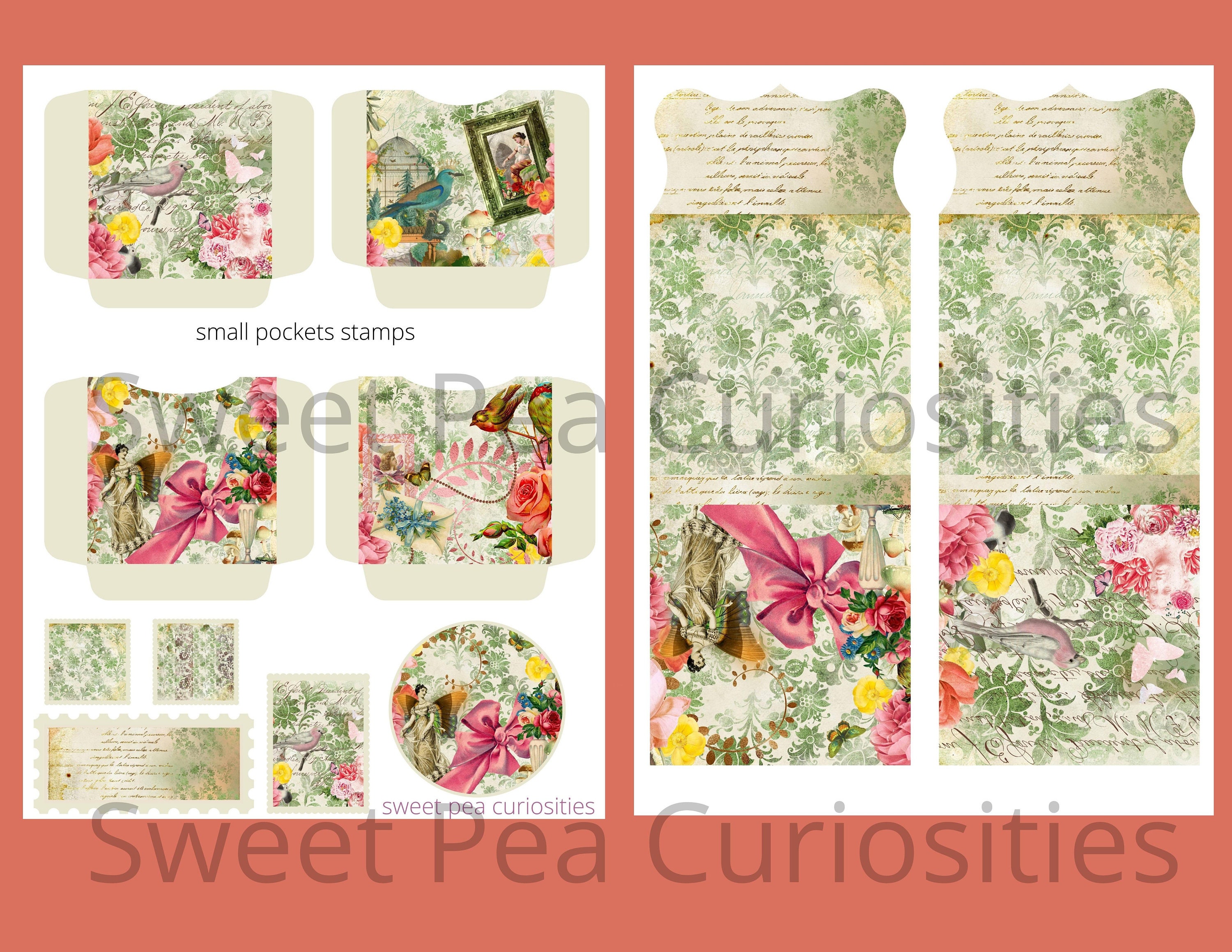 Junk Journal Kit Collage Paper Junk Journal Mixed Media - Etsy