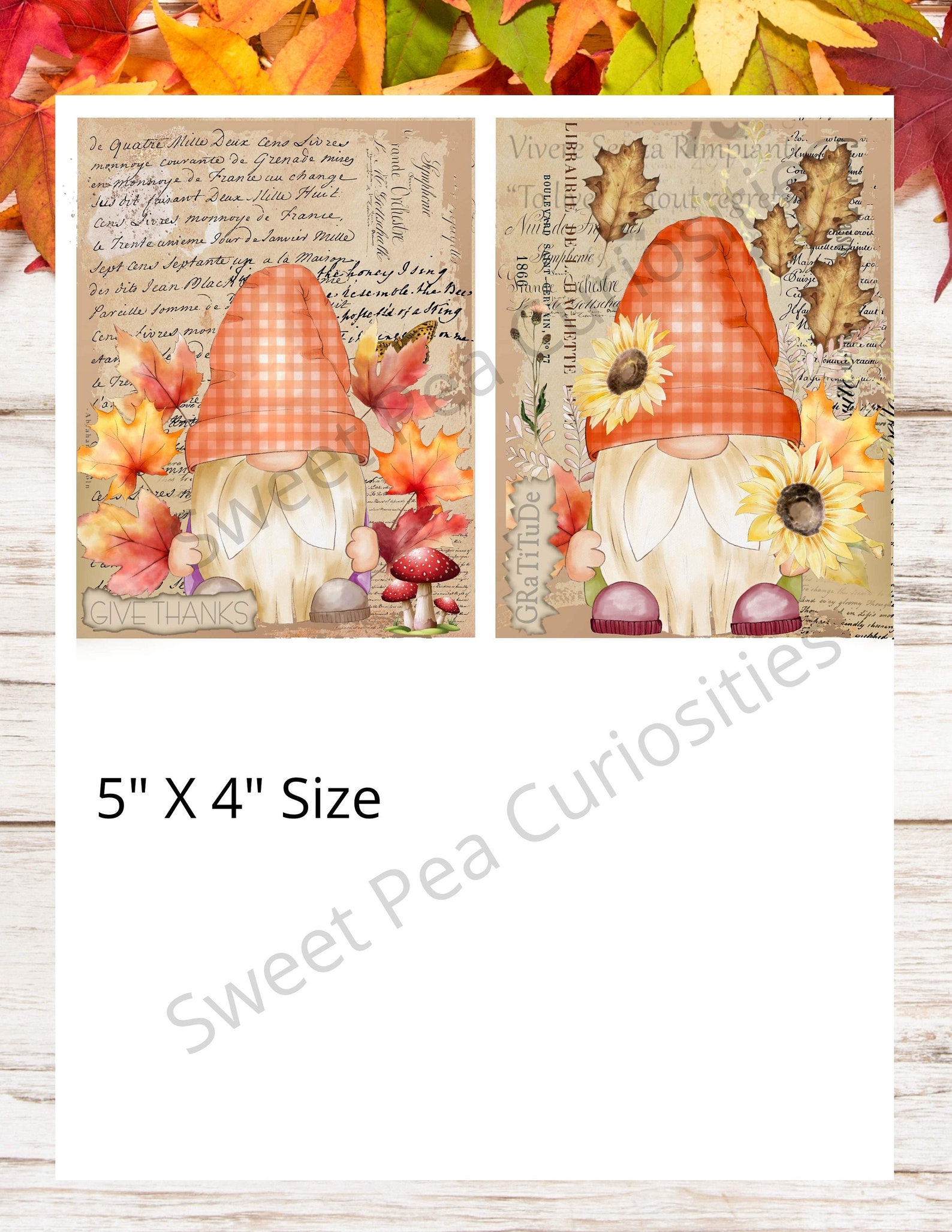 Fall Journal Cards Collage Paper Junk Journal Mixed Media - Etsy