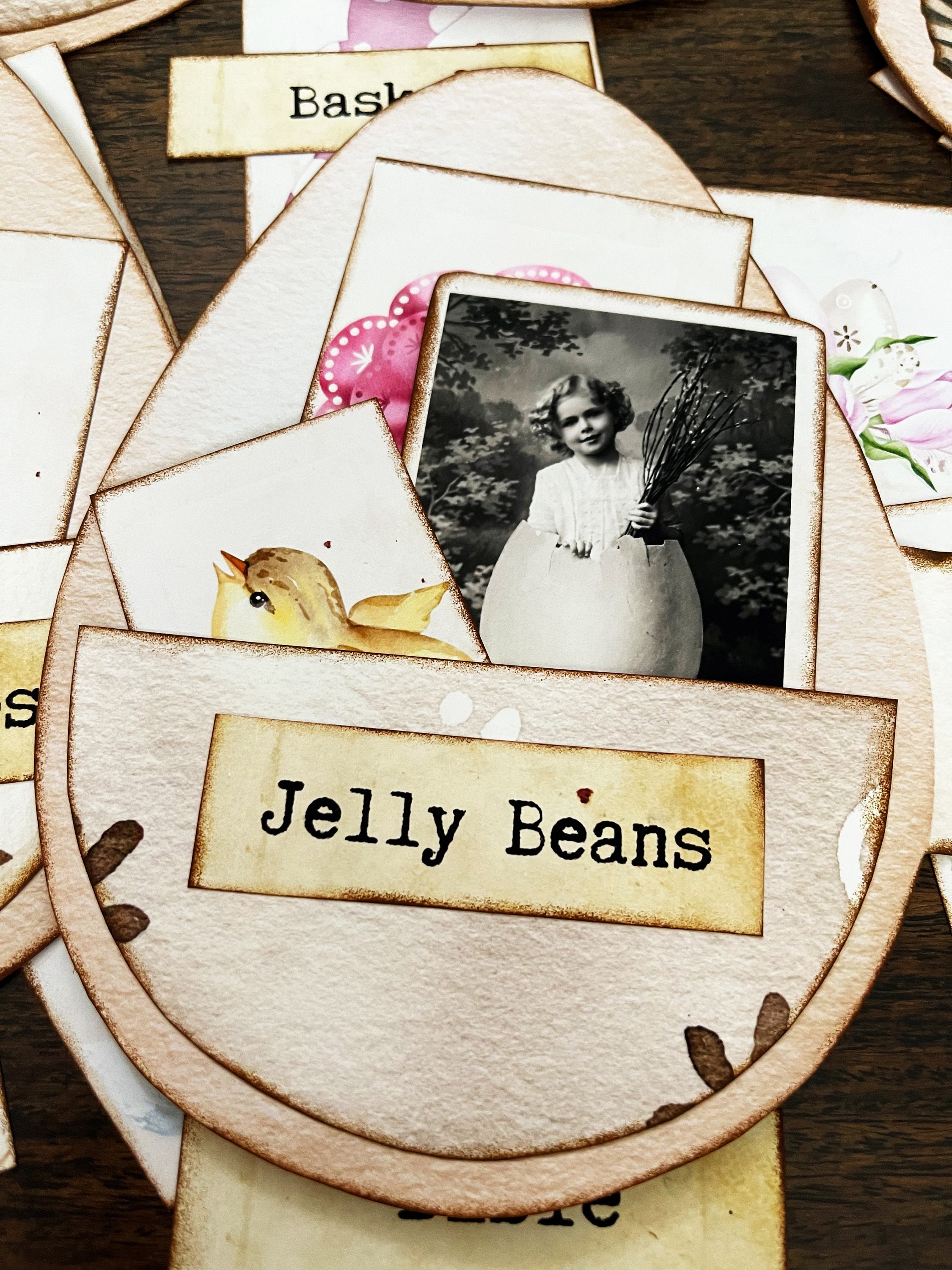 Easter Egg Pocket Cards Digital Download Printable Junk | Etsy