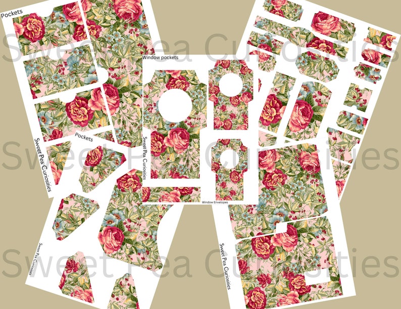 Junk Journal Ephemera Printable Digital Download Vintage - Etsy