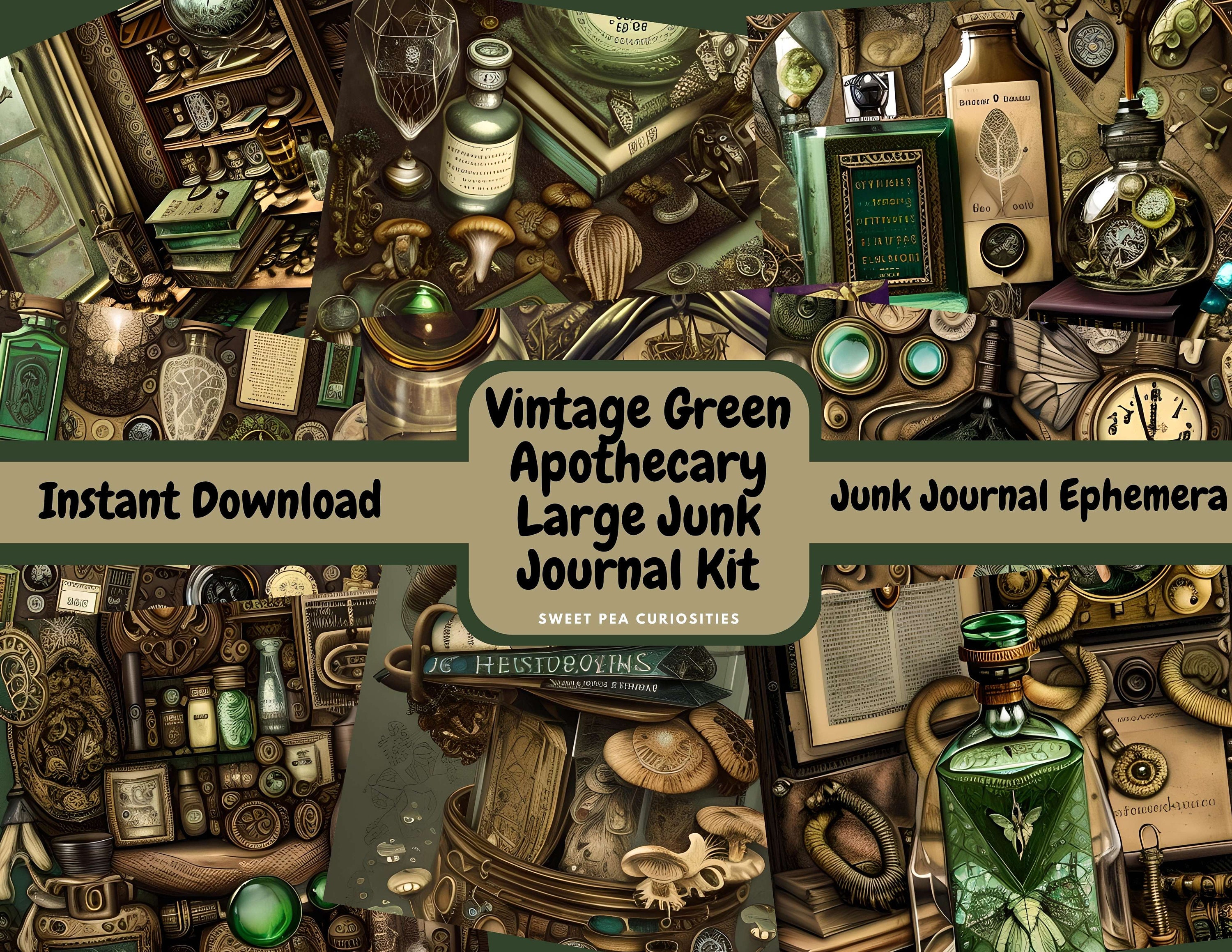 Junk Journal Kit File Folders Printable Download Digital - Etsy