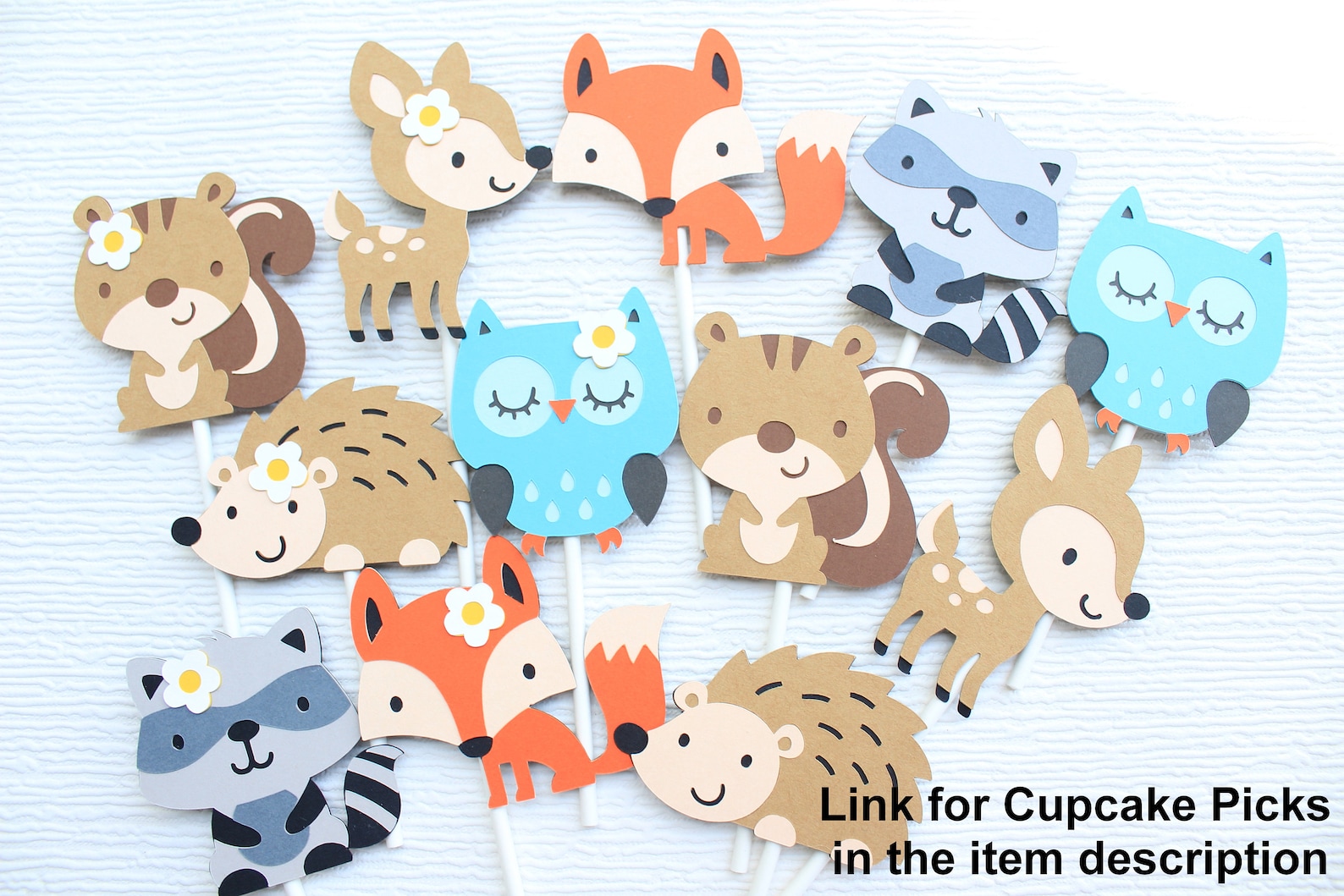6 Woodland Forest Animal Cutouts Woodland Baby Shower - Etsy
