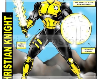 The Armor of God 2 the Christian Knight Ephesians 6 Instant Digital ...