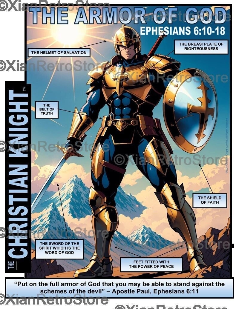 The Armor of God #6 - the Christian Knight - Ephesians 6 - Instant ...