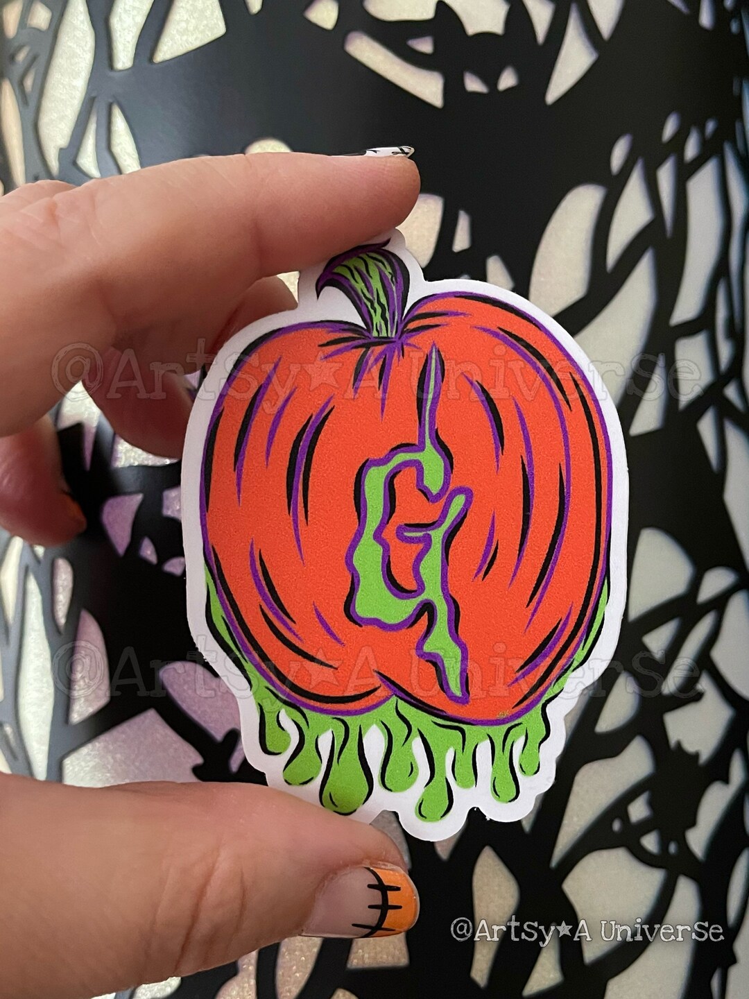 Goosebumps Pumpkin Ooze/ Die-cut Vinyl Sticker, Waterproof / 3 Inches ...