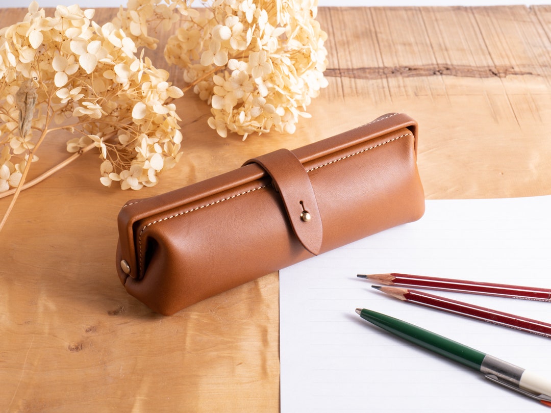 PAKA / Doctor Bag Style Pencil Case / COGNAC / Perfect for Gift ...