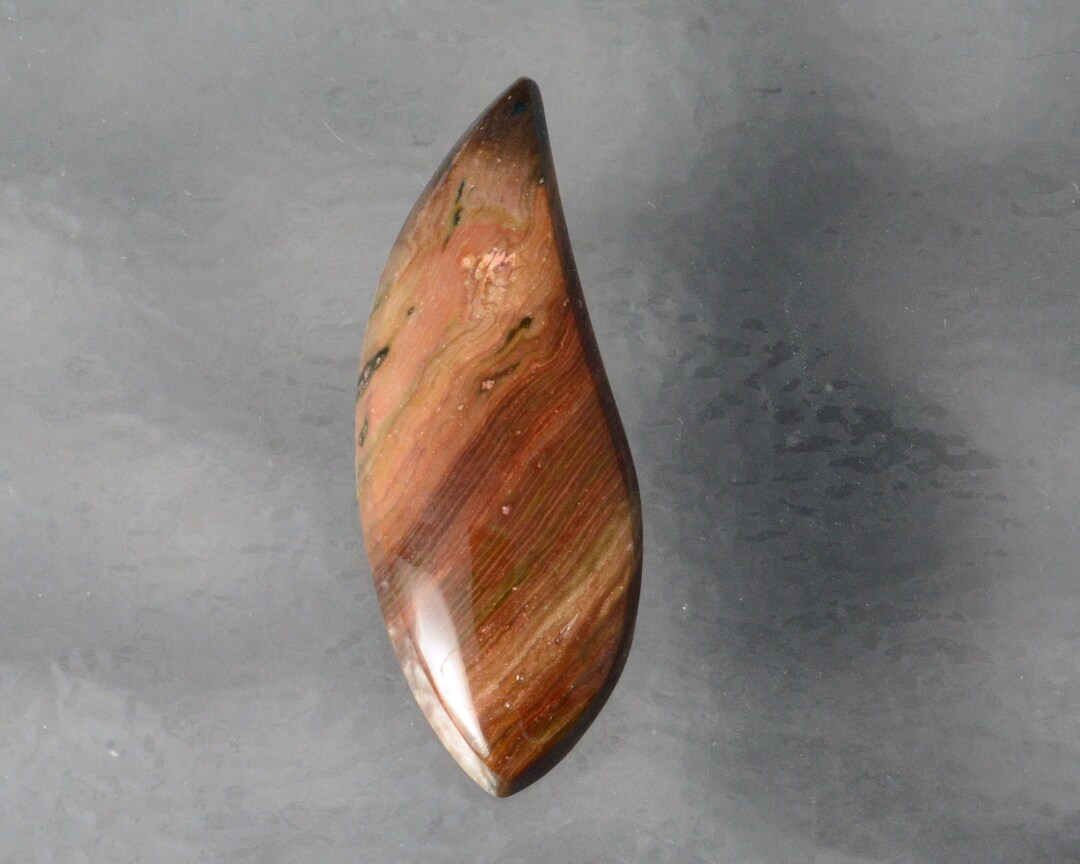 Gary Green Bog Wood Also Known as Larsonite Designer Cabochon Hand Cut ...