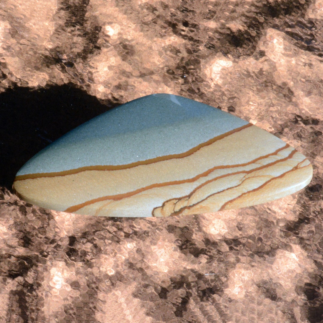 Beautiful Cripple Creek Picture Jasper Designer Cabochon in a Hand Cut ...