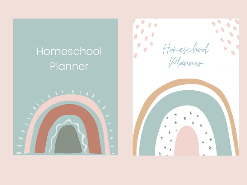 Homeschool Planner Printable - Boho - Etsy