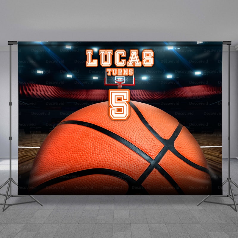 Basketball Backdrop - Etsy