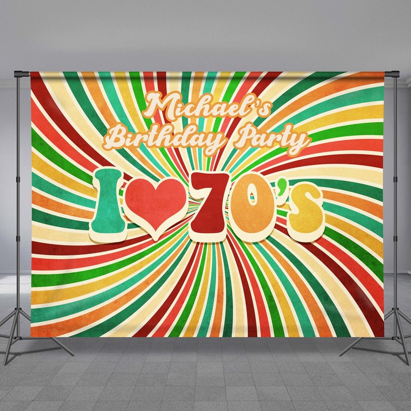 70s Party Decor - Etsy