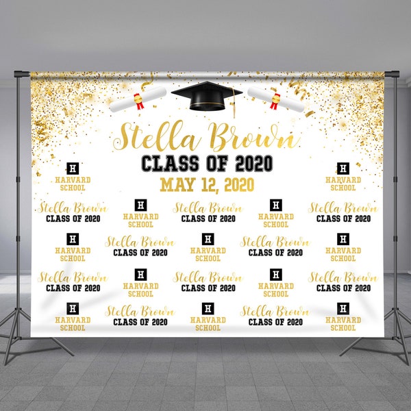 Graduation Backdrop 2020 - Etsy