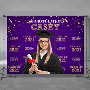 Graduation Backdrop, Sparkle Background, Step and Repeat Grad, Prom ...
