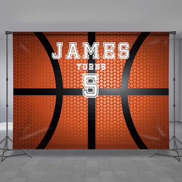 Basketball Backdrop - Etsy