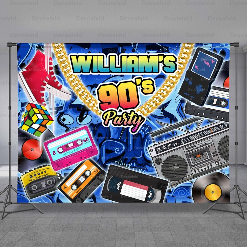 90s Backdrop - Etsy