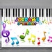Music Kids Birthday Backdrop, Color Musical Background, Music School ...