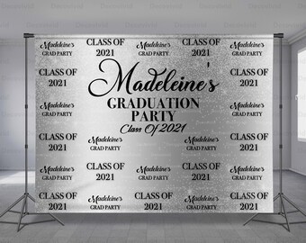 Graduation Backdrop Magazine Cover Backdrop Class of Theme - Etsy