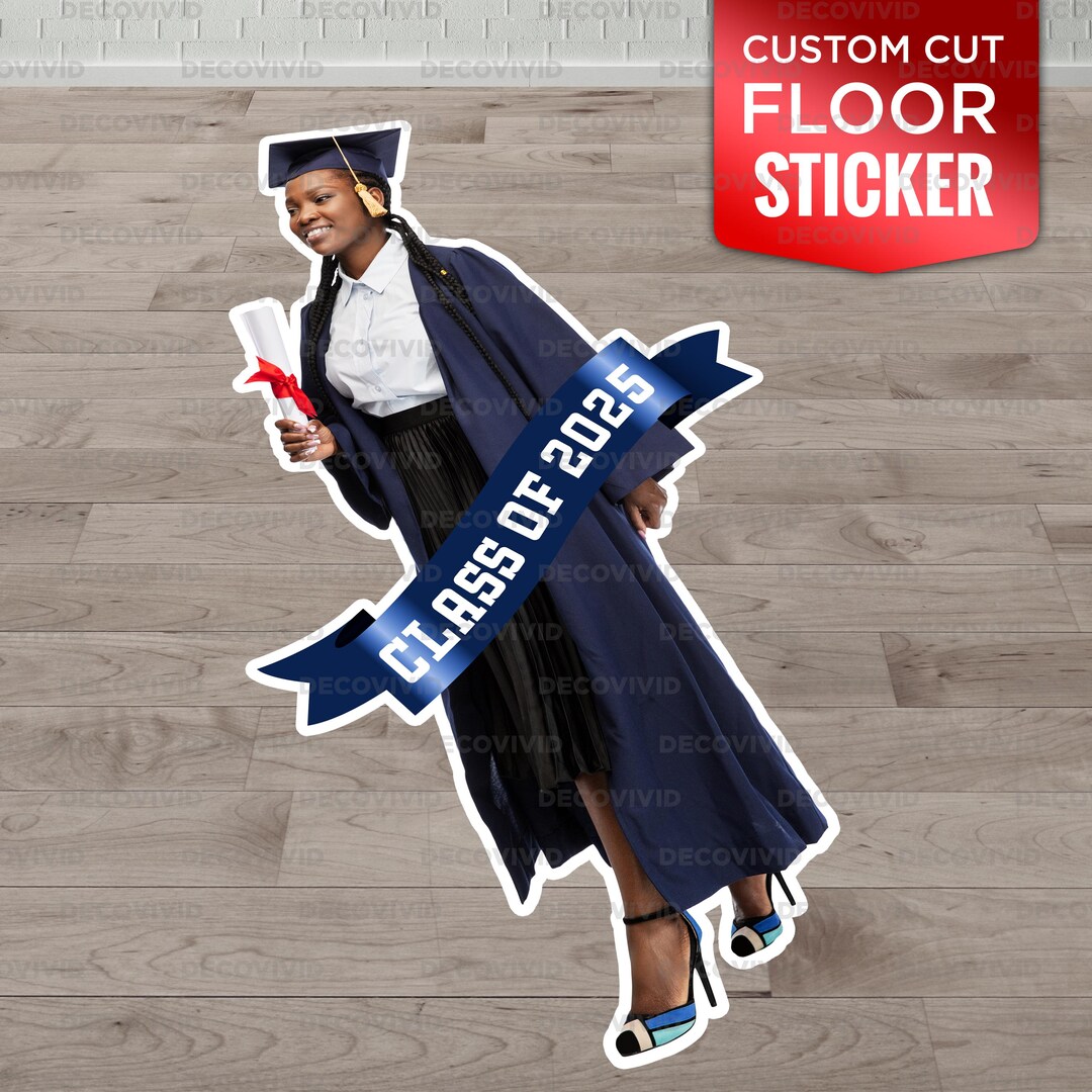 Customized Floor Decal, Graduation Floor Sticker, Custom Photo Decal ...