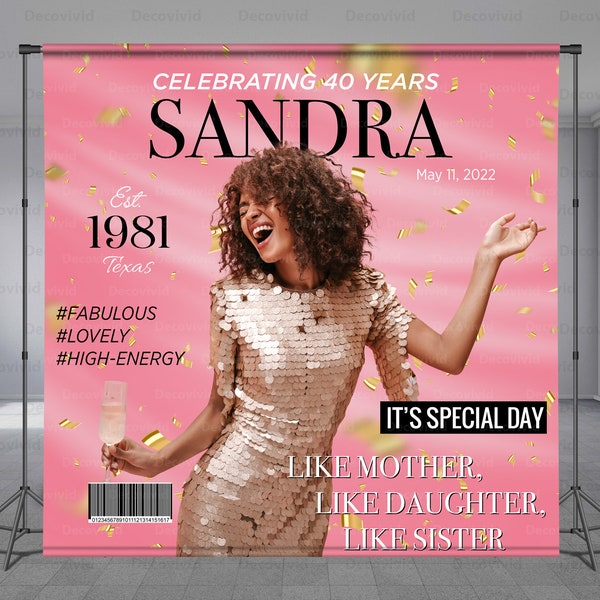 Vogue Magazine Backdrop - Etsy