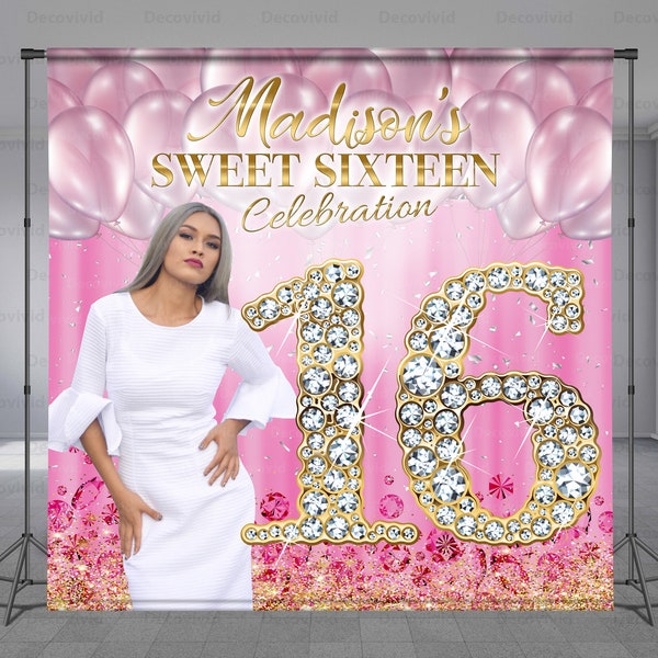Sweet 16 Background - Etsy