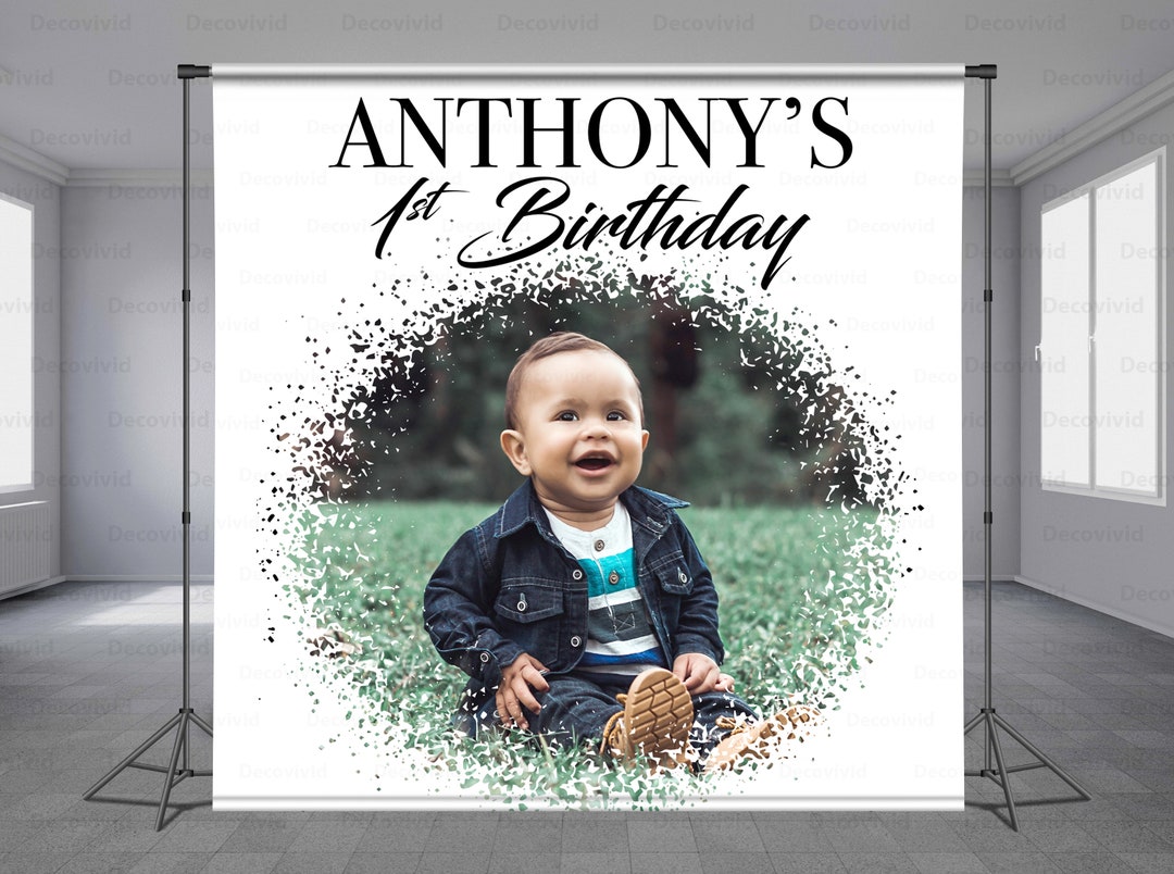 1st Birthday Backdrop, the Big One, Photo Backdrop, Birthday ...