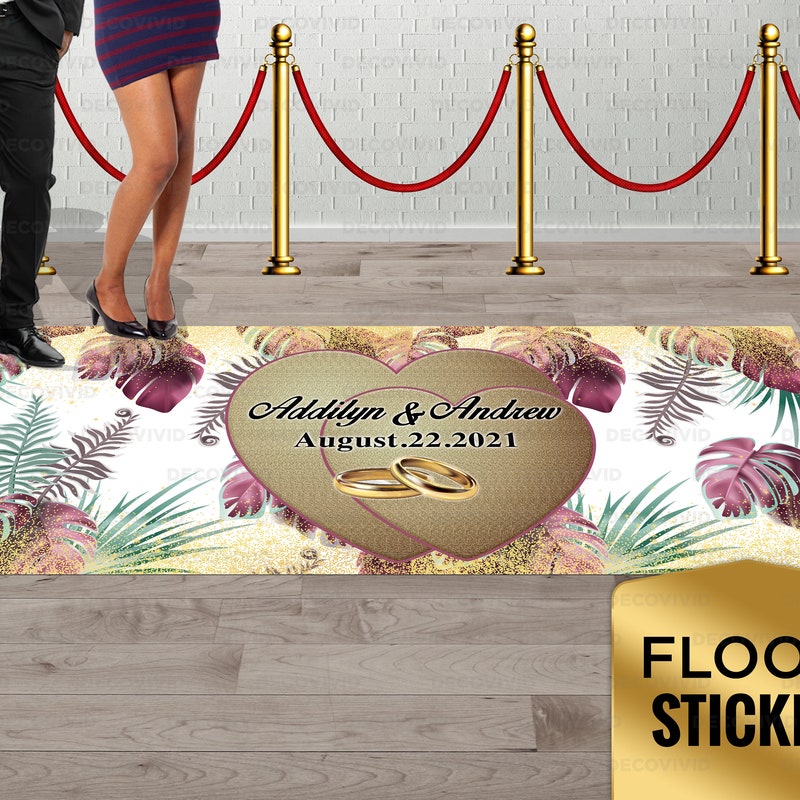 Wedding Floor Decal - Etsy