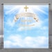 Blue Sky Baptism Backdrop, Personalized Christening Backdrop, Holy Baby ...