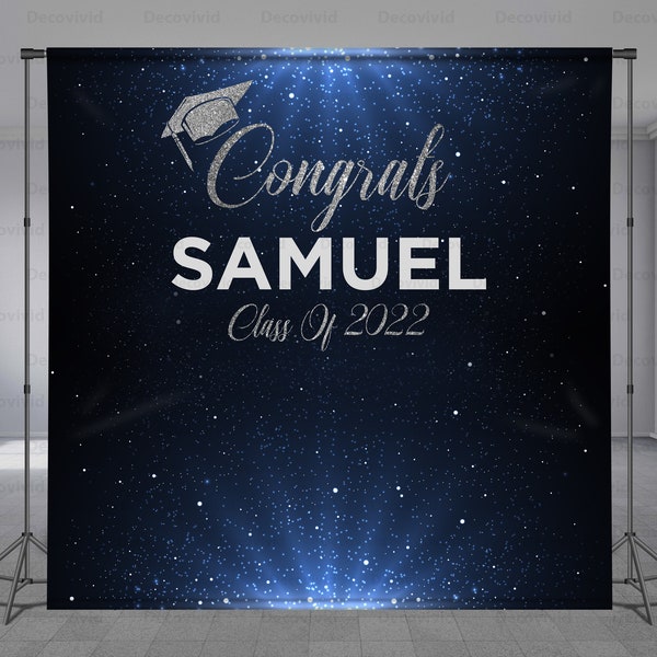 Graduation Backgrounds 2022 Blue - Etsy