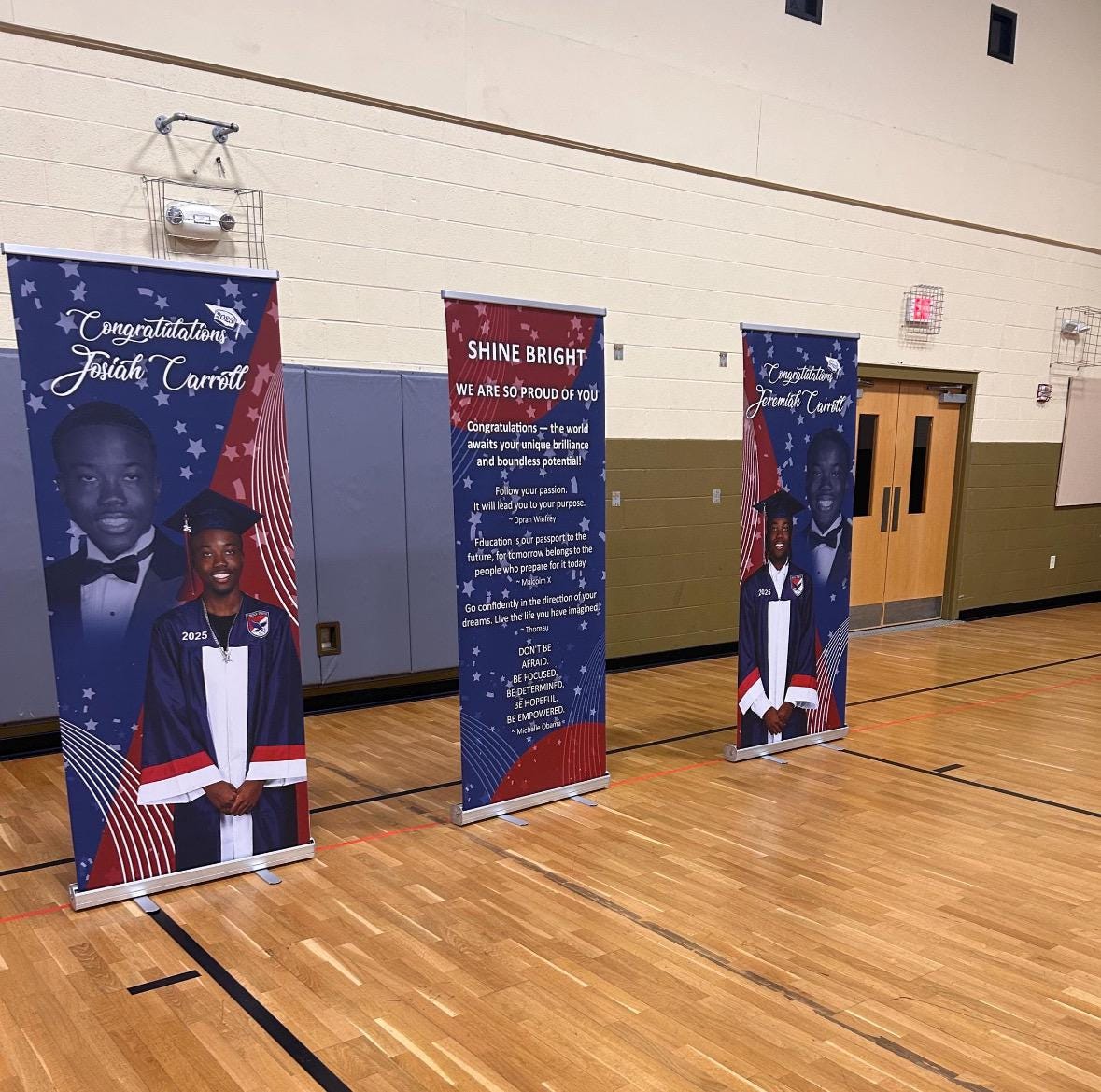 Graduation Retractable Banner and Stand, Prom Graduation Banner, Pop up ...