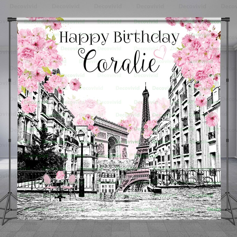 Paris Backdrop - Etsy