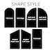 Custom Arch Backdrop Sticker, Personalized Arch Decal, Adhesive for ...