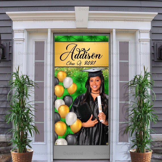 Graduation Front Door Banner Custom Graduation Event Class - Etsy
