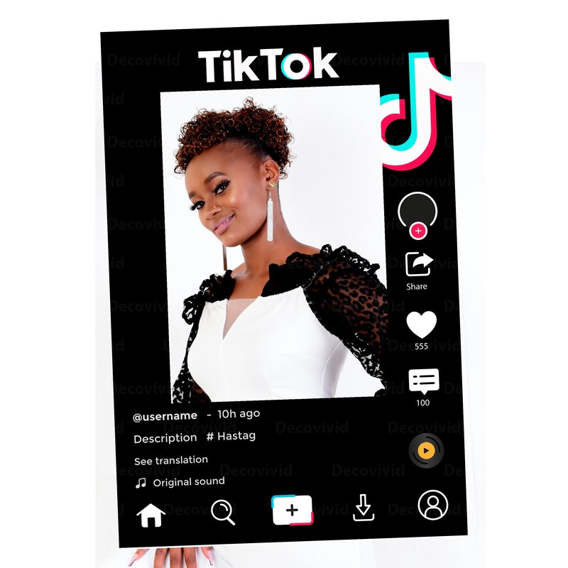 Tik Tok Backdrop - Etsy